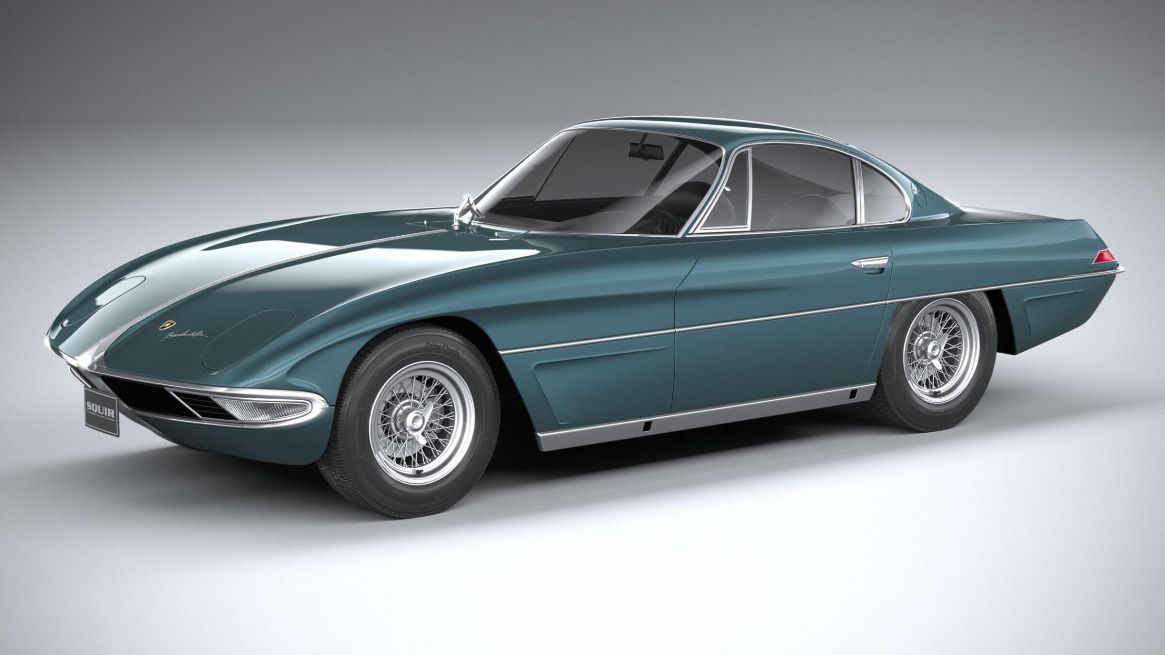 Lamborghini 350 GTV 1963 - 3D Model by SQUIR