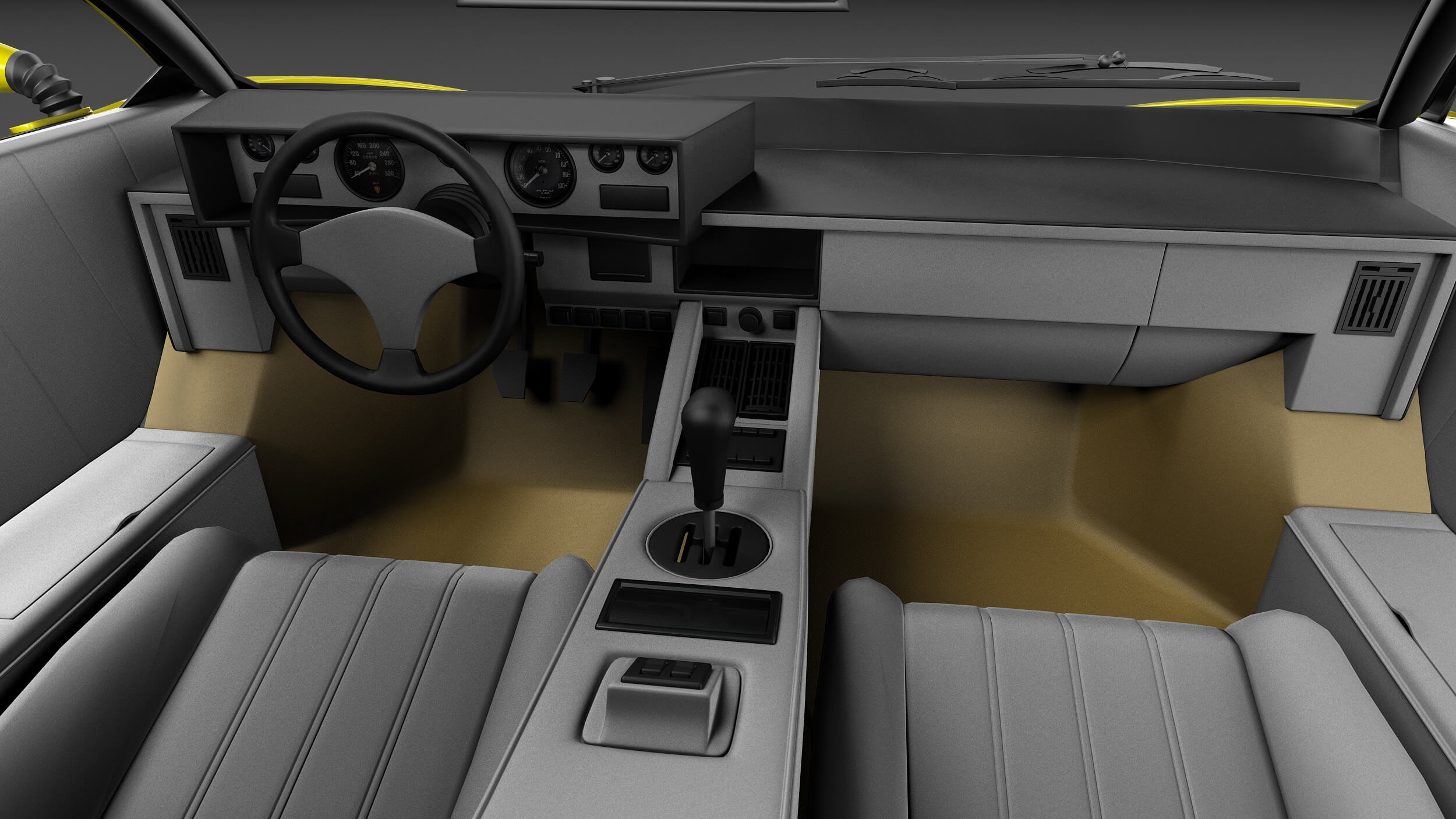 Lamborghini Countach LP400 1973 - 3D Model by SQUIR