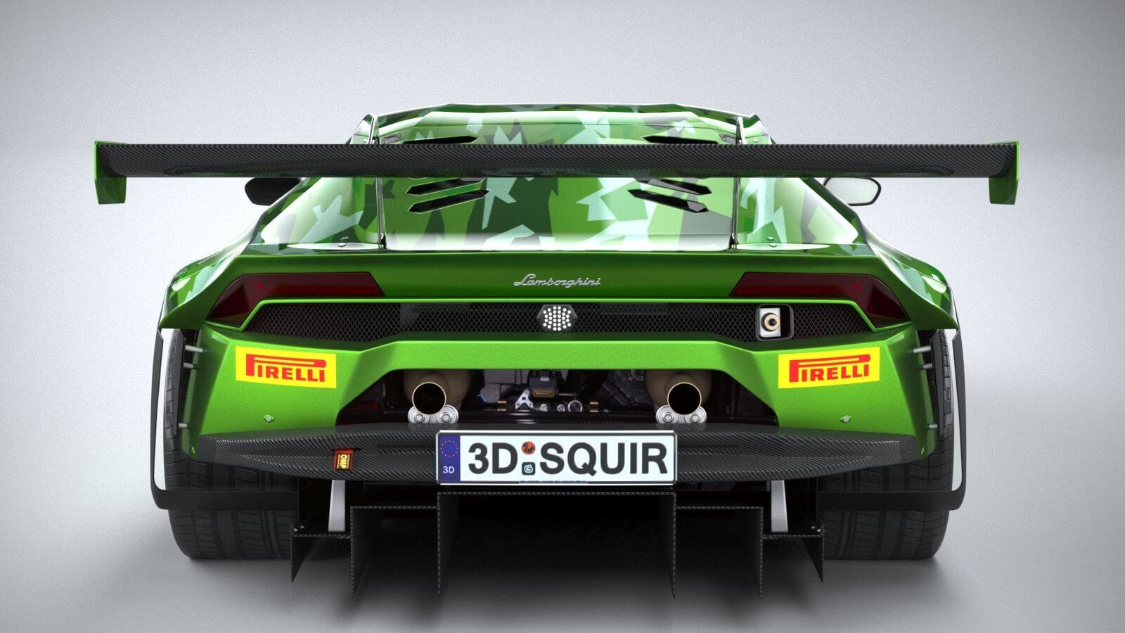 Lamborghini Huracan GT3 EVO Racecar 2019 - 3D Model by SQUIR
