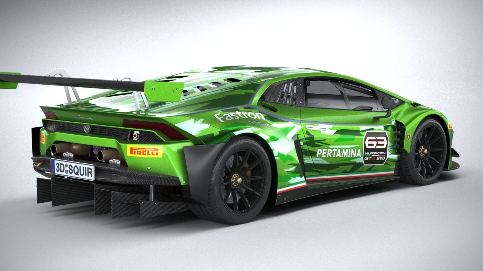 Lamborghini Huracan GT3 EVO Racecar 2019 - 3D Model by SQUIR