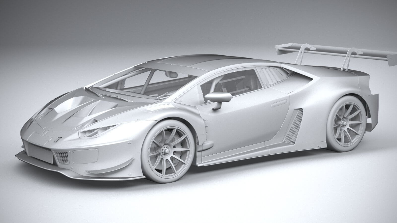 Lamborghini Huracan GT3 EVO Racecar 2019 - 3D Model by SQUIR