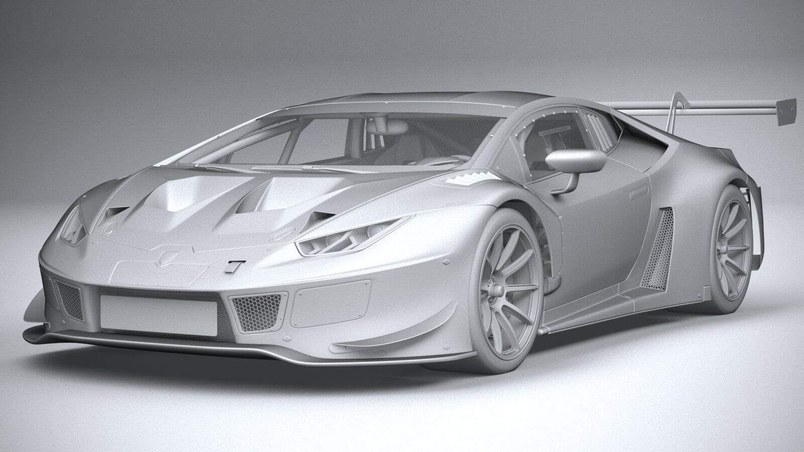 Lamborghini Huracan GT3 EVO Racecar 2019 - 3D Model by SQUIR