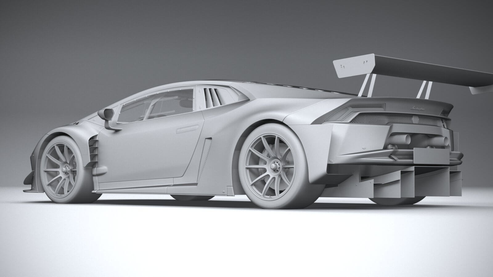 Lamborghini Huracan GT3 EVO Racecar 2019 - 3D Model by SQUIR