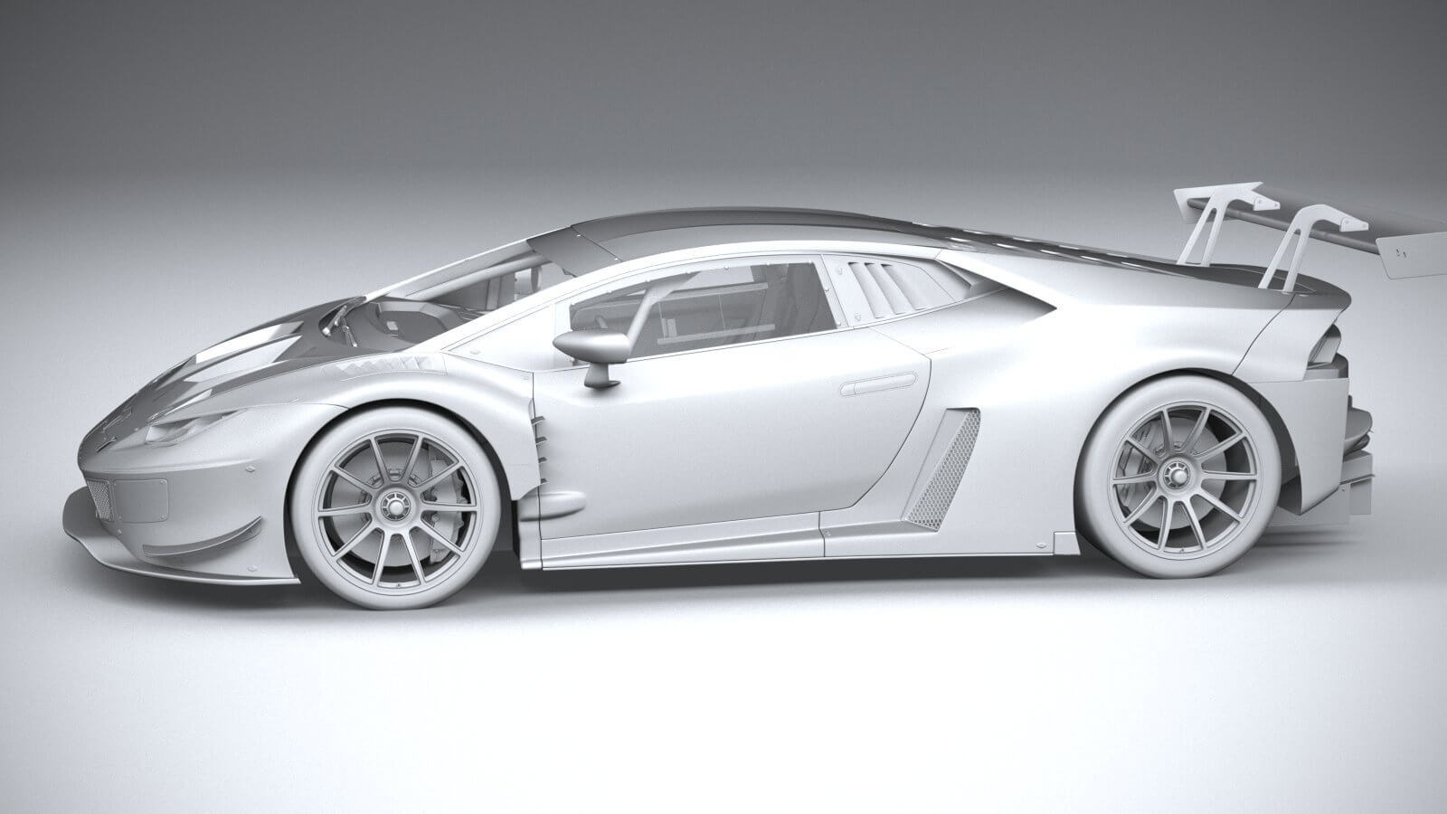 Lamborghini Huracan GT3 EVO Racecar 2019 - 3D Model by SQUIR