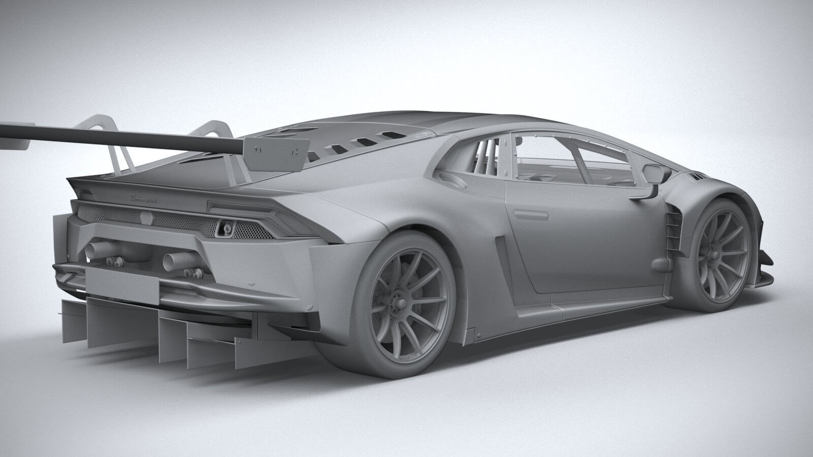 Lamborghini Huracan GT3 EVO Racecar 2019 - 3D Model by SQUIR