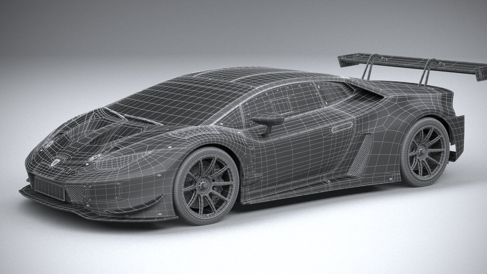 Lamborghini Huracan GT3 EVO Racecar 2019 - 3D Model by SQUIR