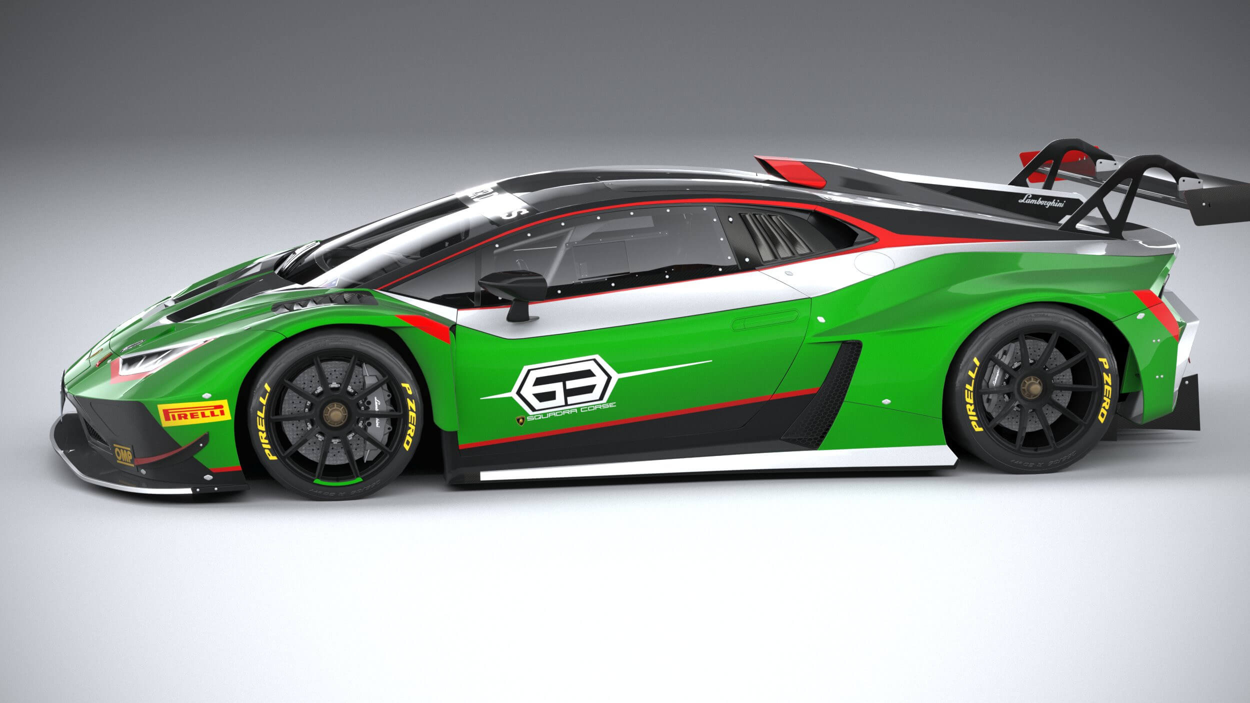 Lamborghini Huracan GT3 EVO2 2022 Low Poly - 3D Model by SQUIR