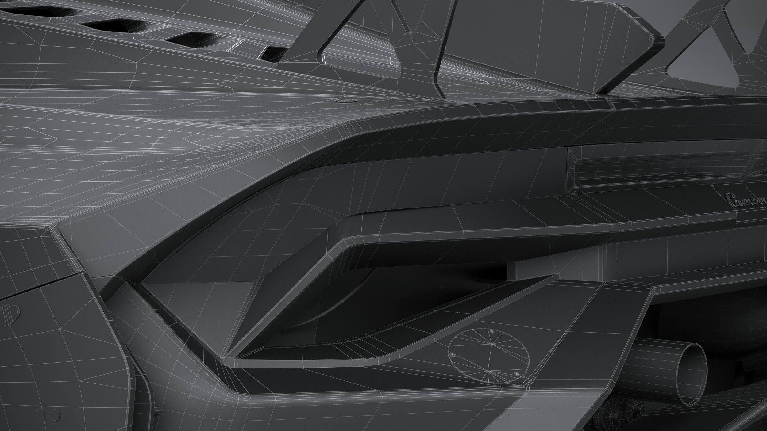 Lamborghini Huracan GT3 EVO2 2022 Low Poly - 3D Model by SQUIR