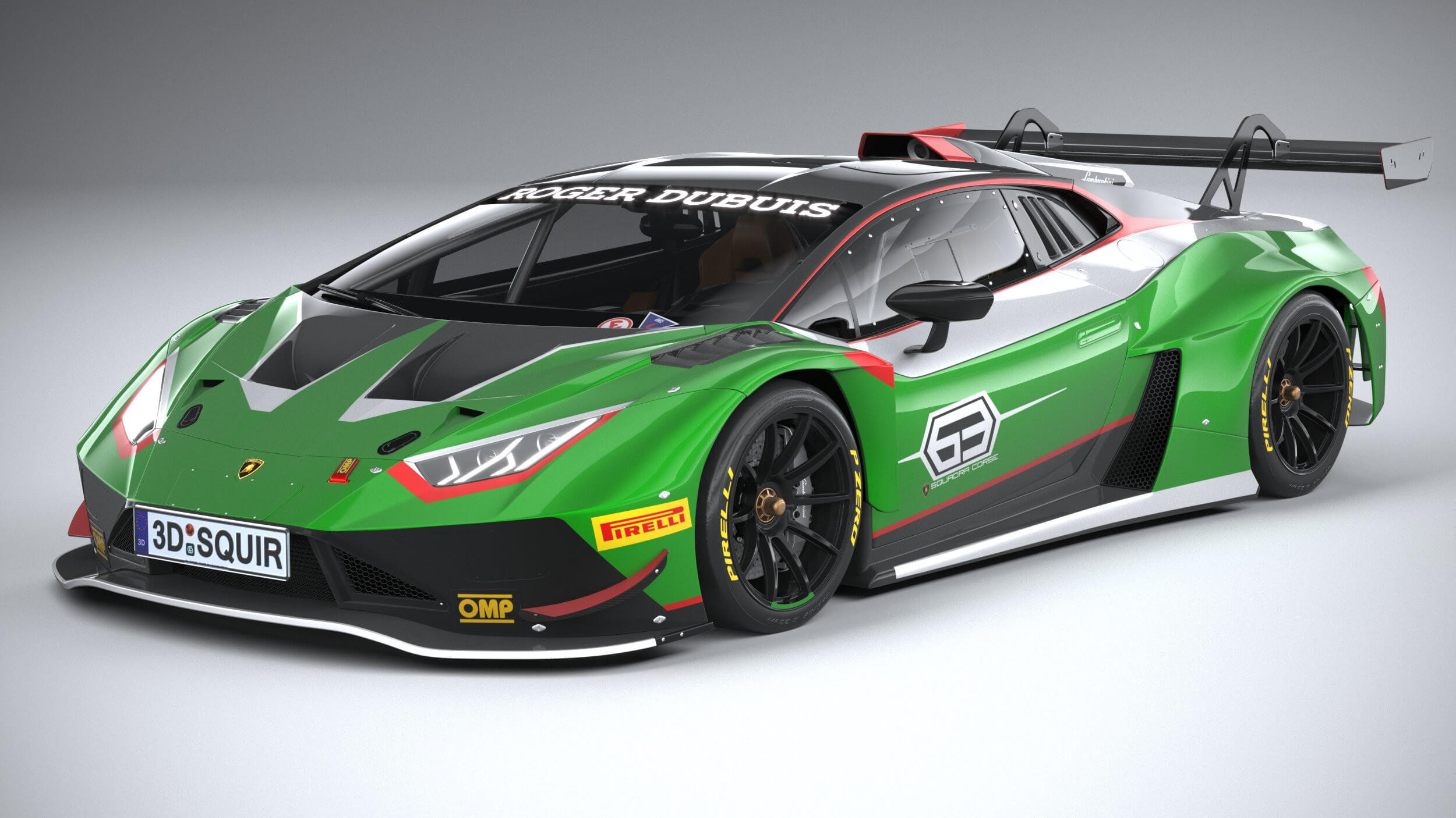 Lamborghini Huracan GT3 EVO2 2022 - 3D Model by SQUIR