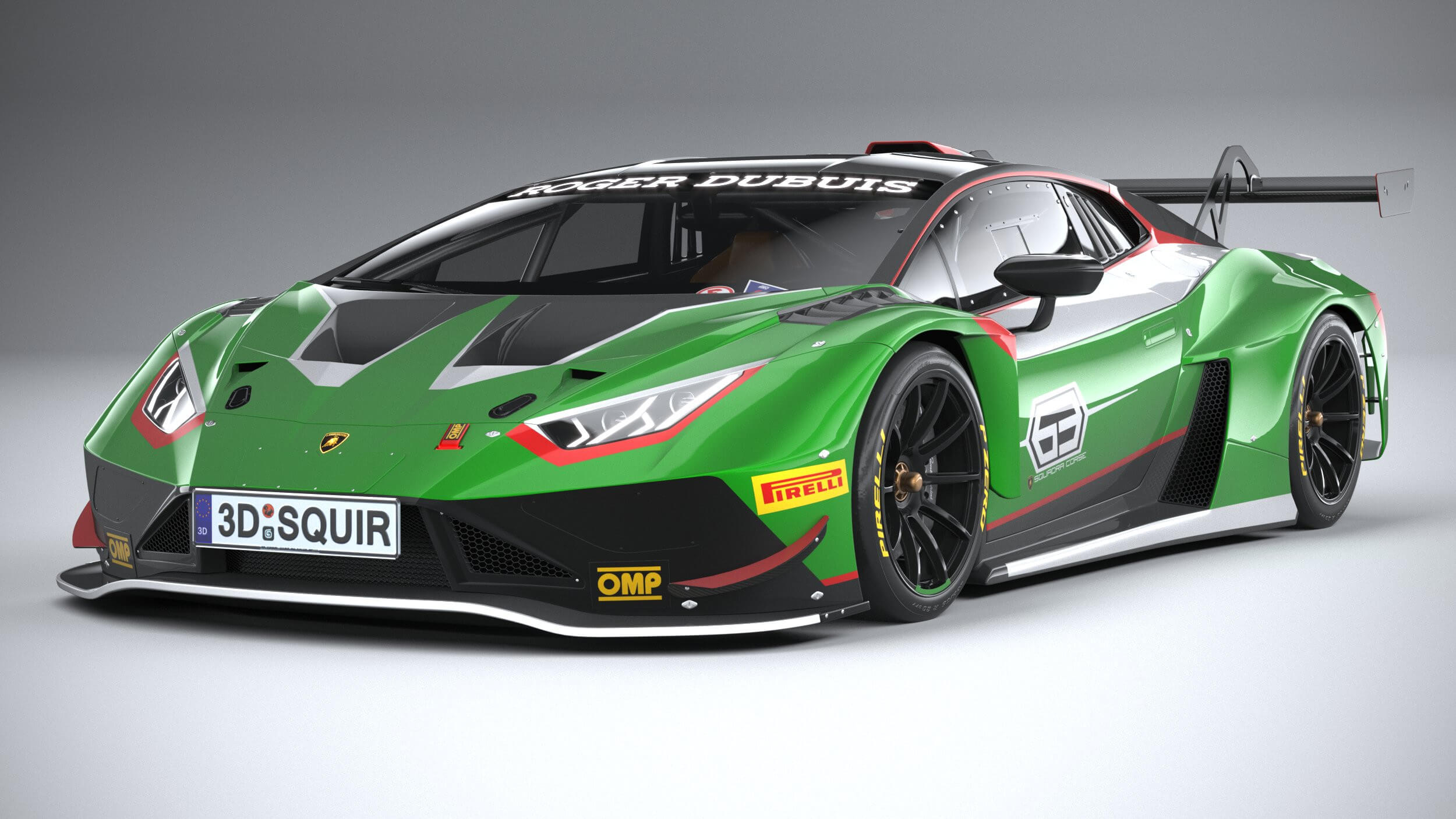 Lamborghini Huracan GT3 EVO2 2022 - 3D Model by SQUIR