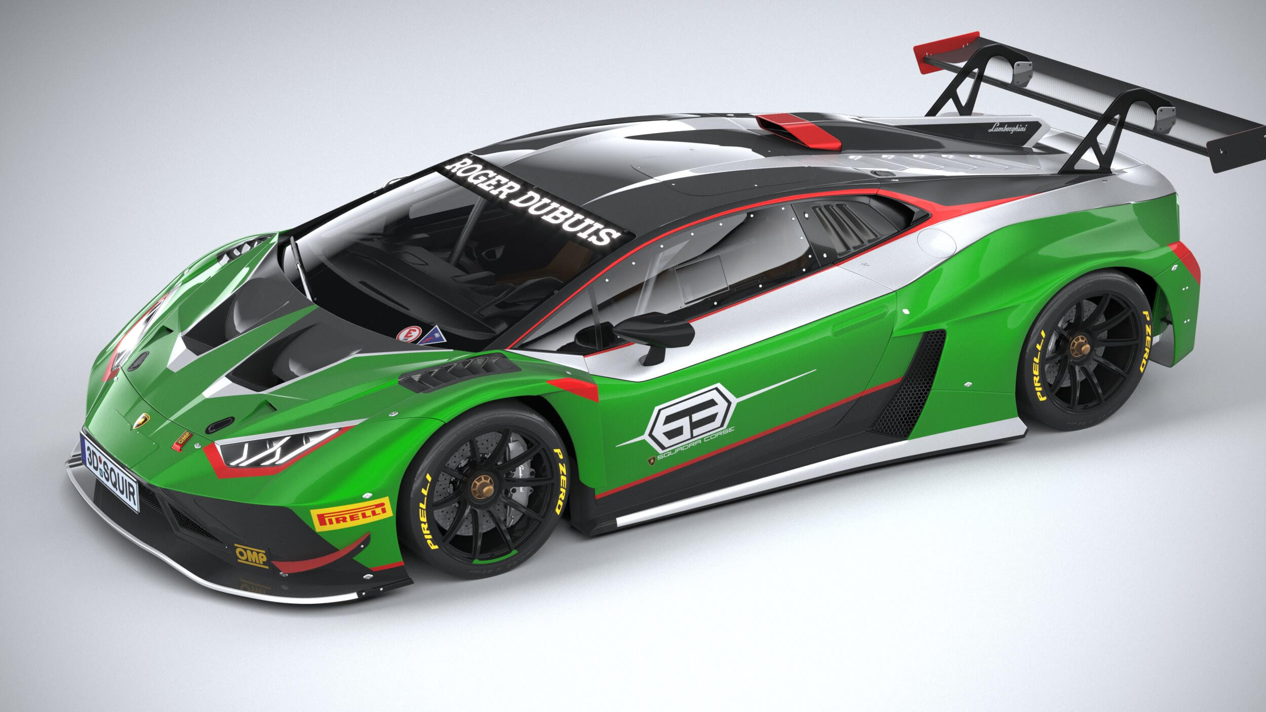 Lamborghini Huracan GT3 EVO2 2022 - 3D Model by SQUIR