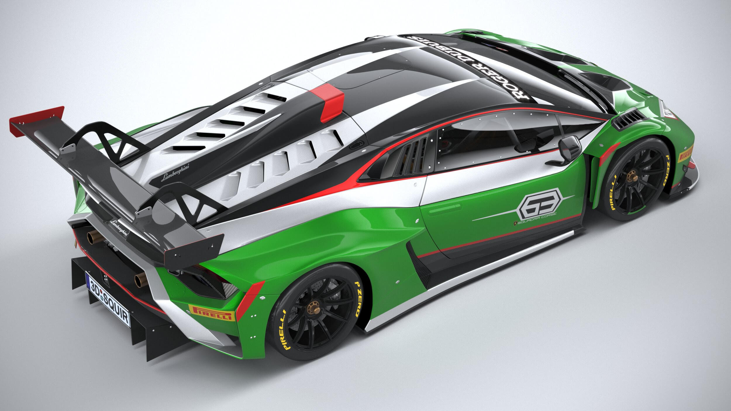 Lamborghini Huracan GT3 EVO2 2022 - 3D Model by SQUIR