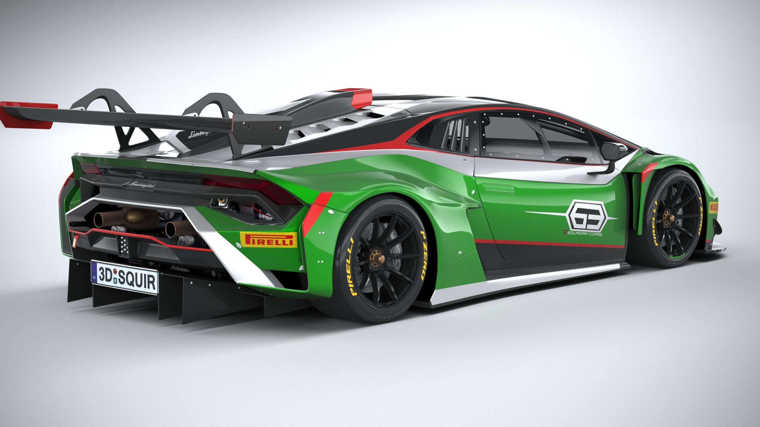 Lamborghini Huracan GT3 EVO2 2022 - 3D Model by SQUIR