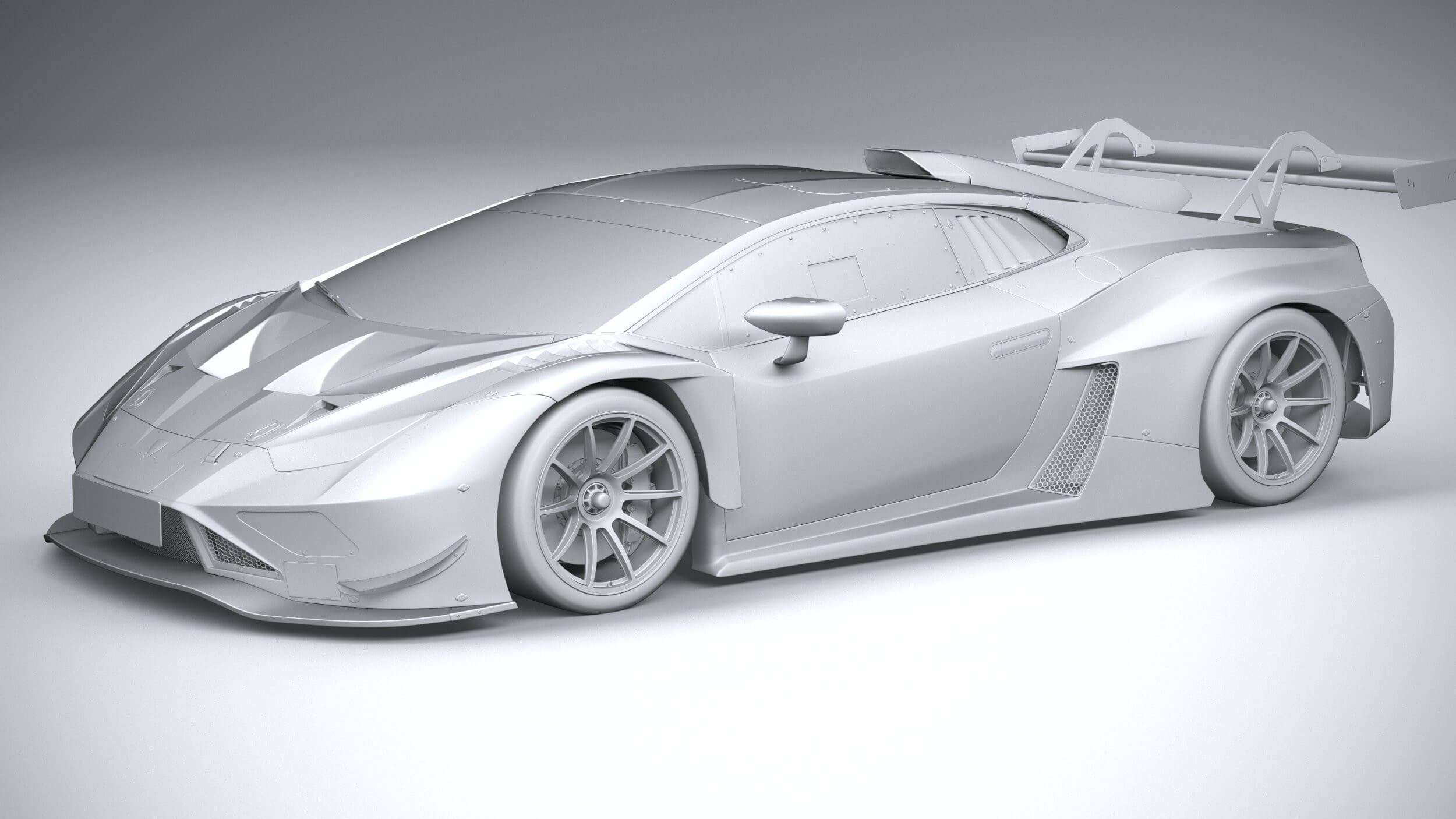 Lamborghini Huracan GT3 EVO2 2022 - 3D Model by SQUIR