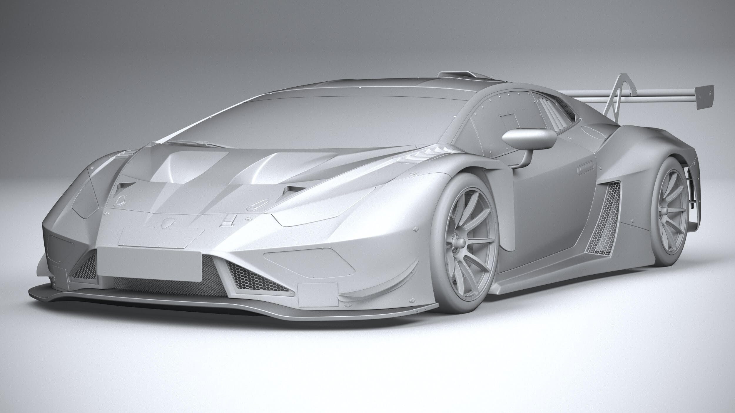 Lamborghini Huracan GT3 EVO2 2022 - 3D Model by SQUIR