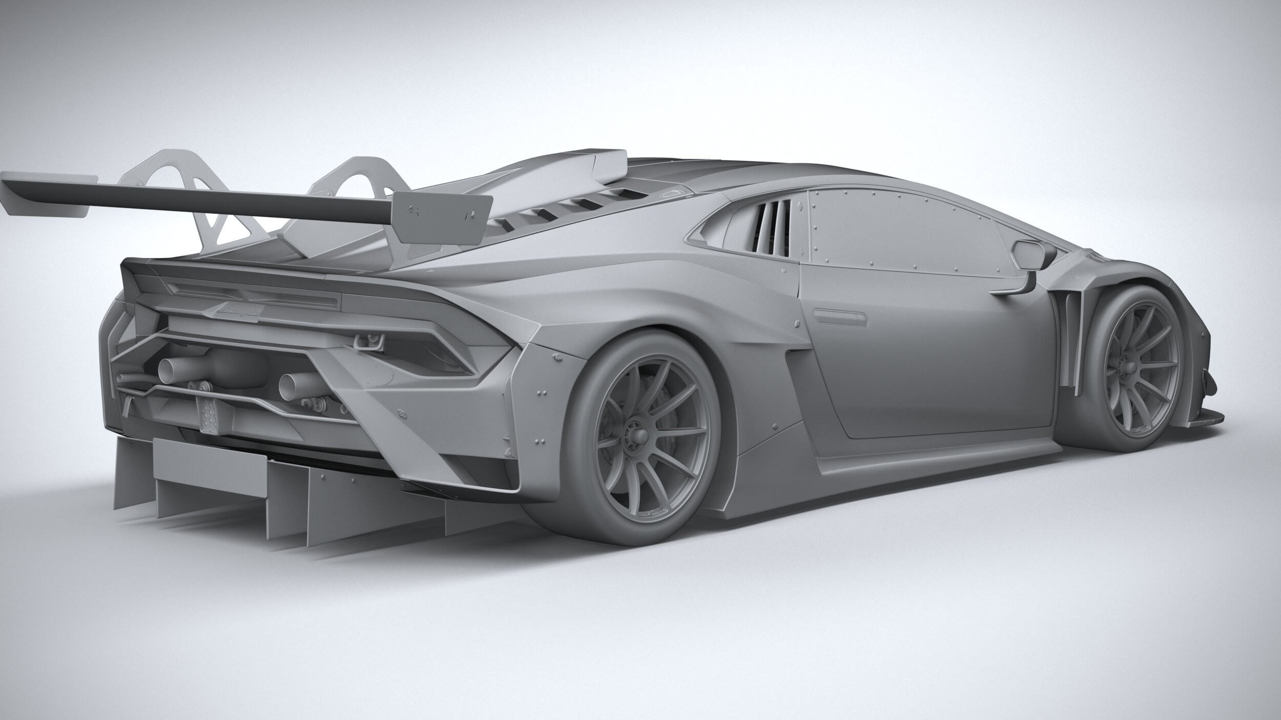 Lamborghini Huracan GT3 EVO2 2022 - 3D Model by SQUIR