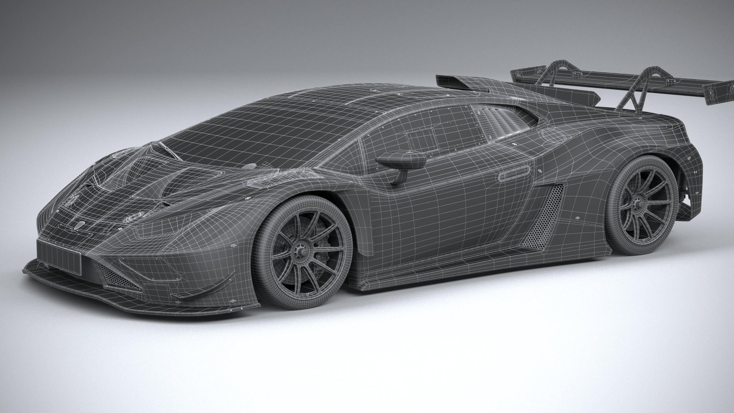 Lamborghini Huracan GT3 EVO2 2022 - 3D Model by SQUIR