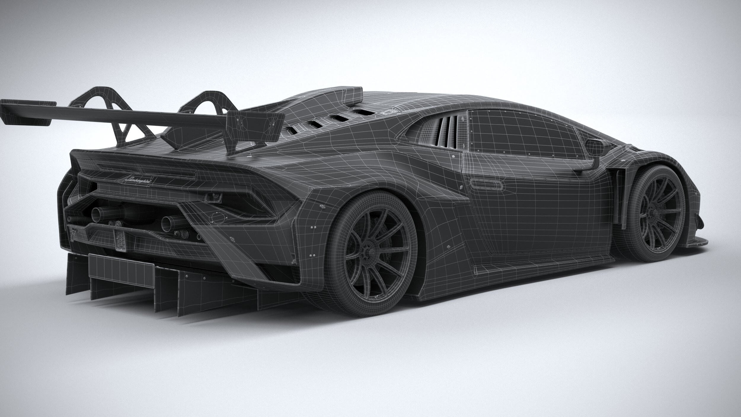 Lamborghini Huracan GT3 EVO2 2022 - 3D Model by SQUIR