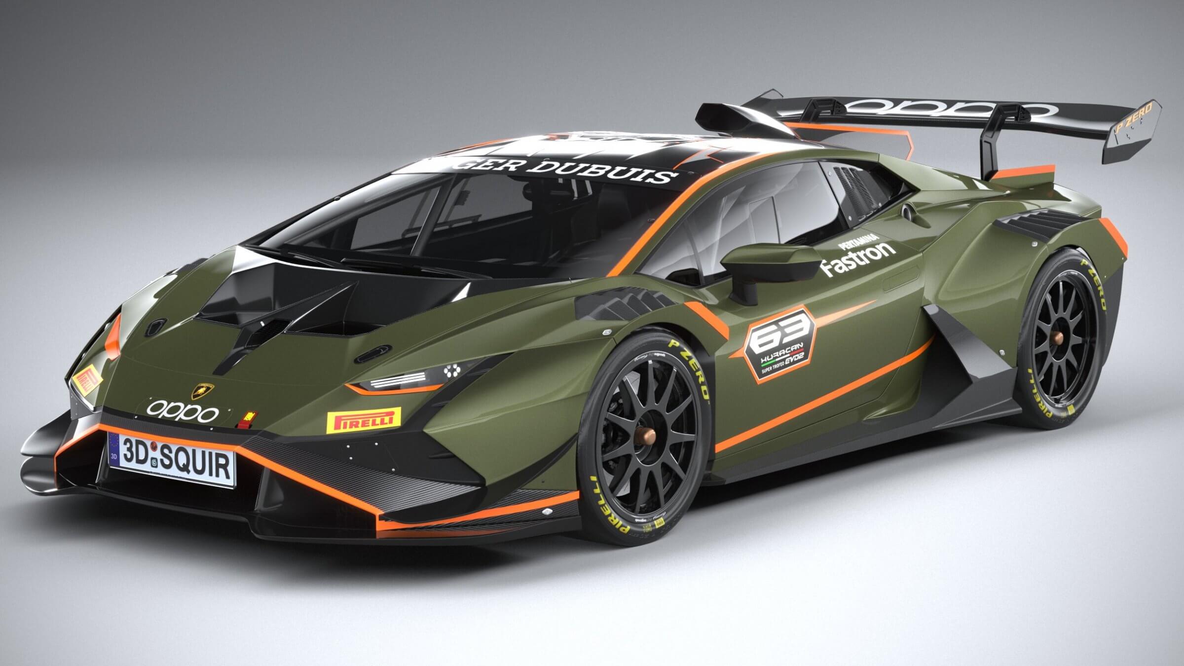Lamborghini Huracan Super Evo2 2022 - 3D Model by SQUIR