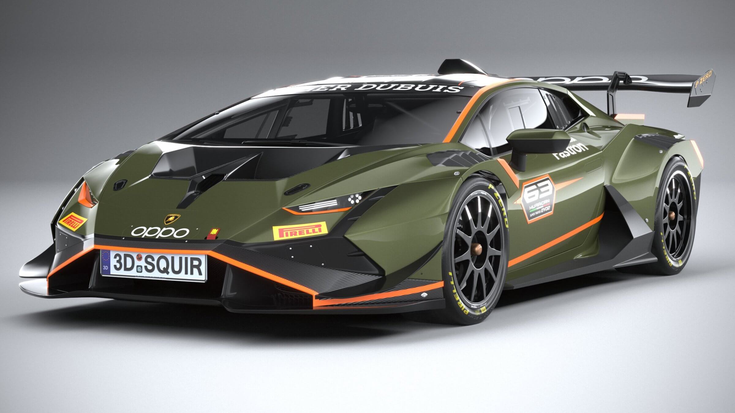 Lamborghini Huracan Super Evo2 2022 - 3D Model by SQUIR