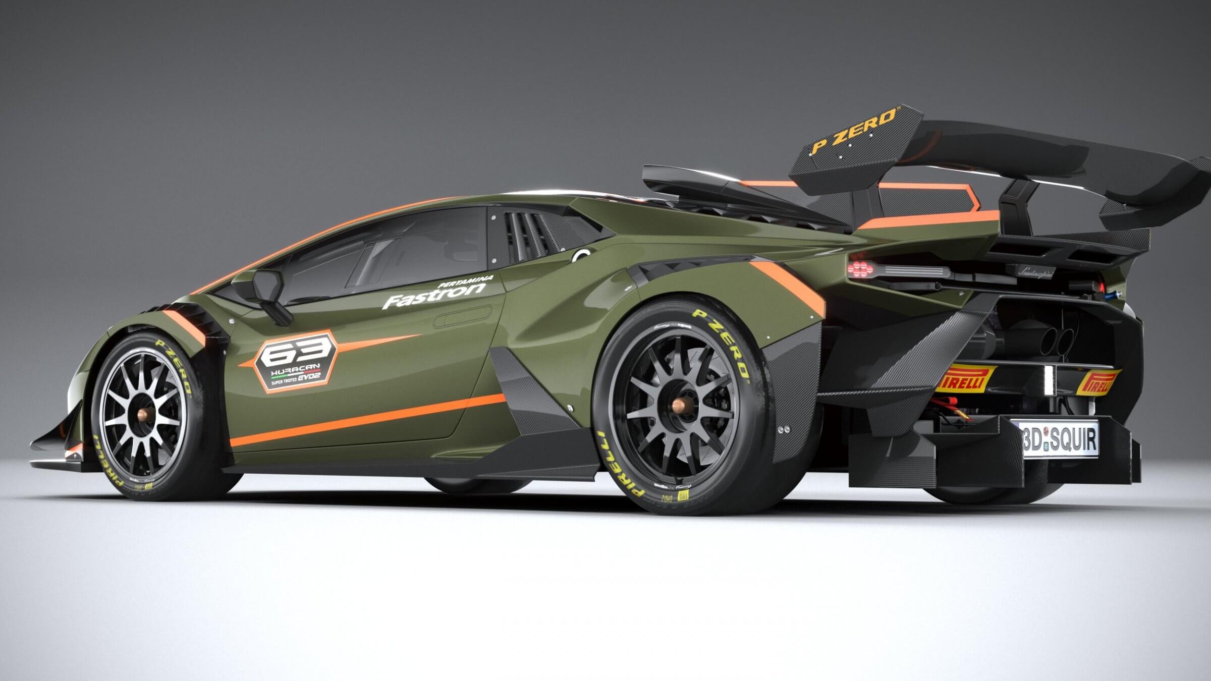 Lamborghini Huracan Super Evo2 2022 - 3D Model by SQUIR