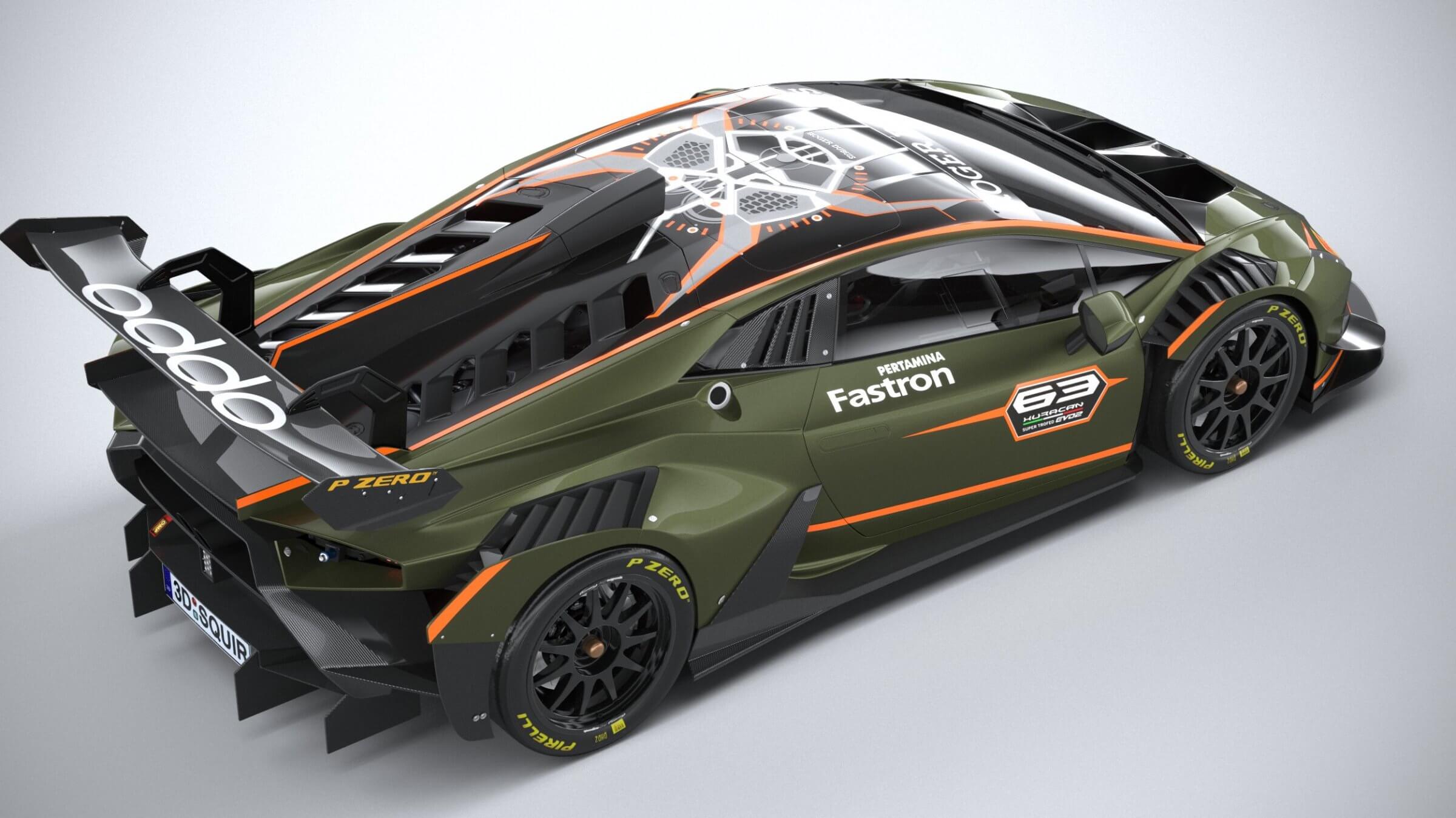 Lamborghini Huracan Super Evo2 2022 - 3D Model by SQUIR