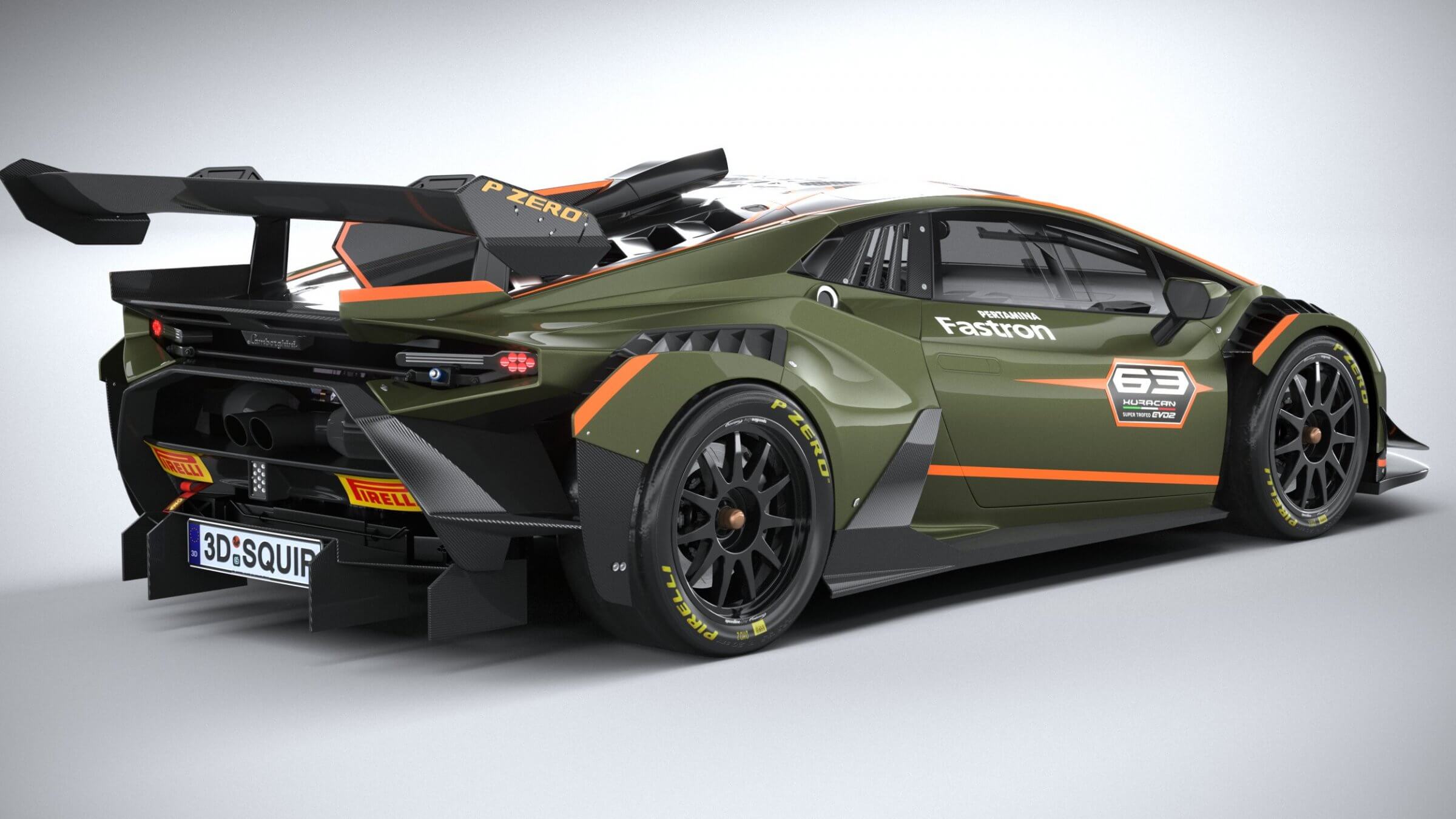 Lamborghini Huracan Super Evo2 2022 - 3D Model by SQUIR