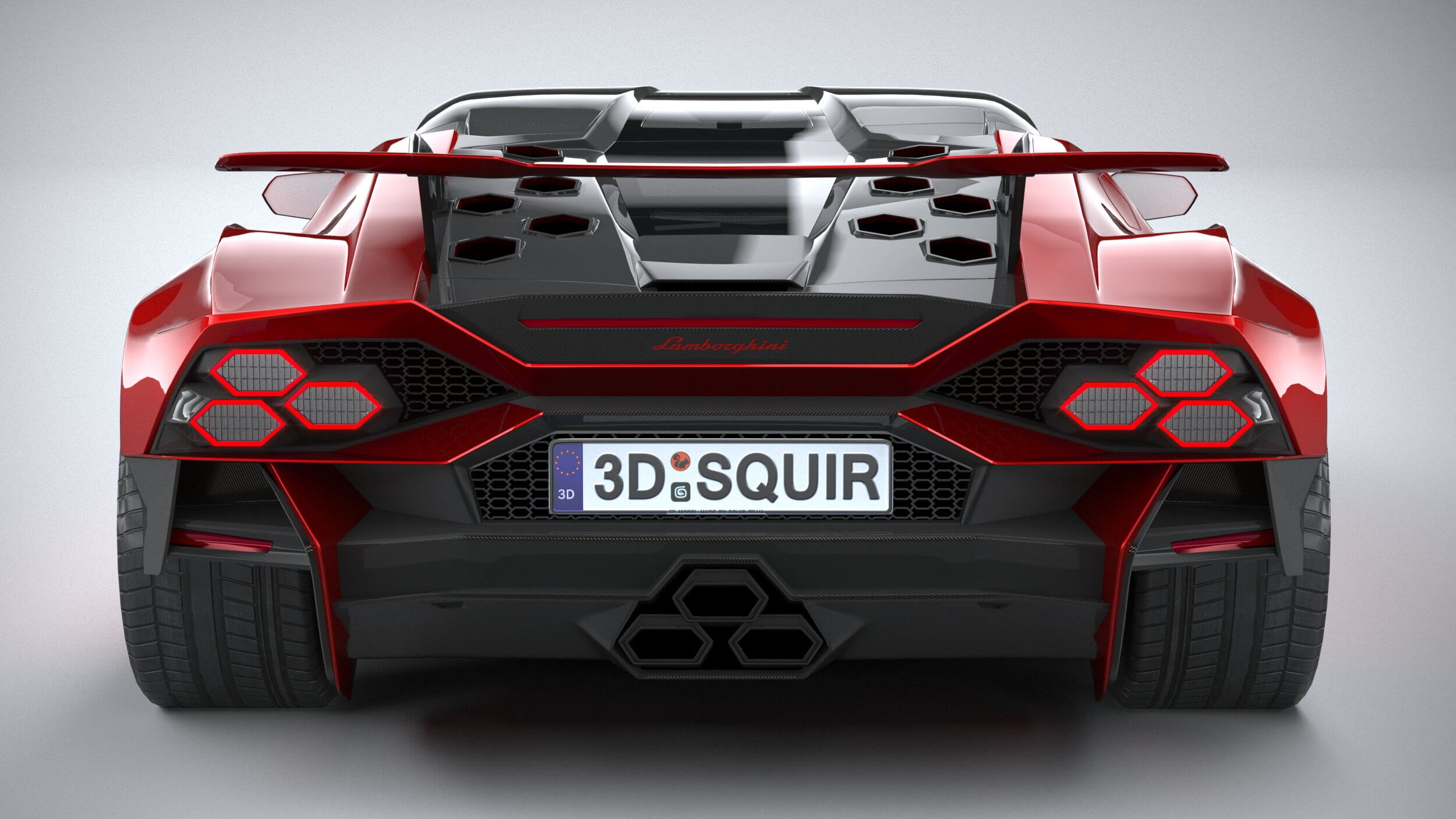 Lamborghini Invencible 2023 Low Poly - 3D Model by SQUIR