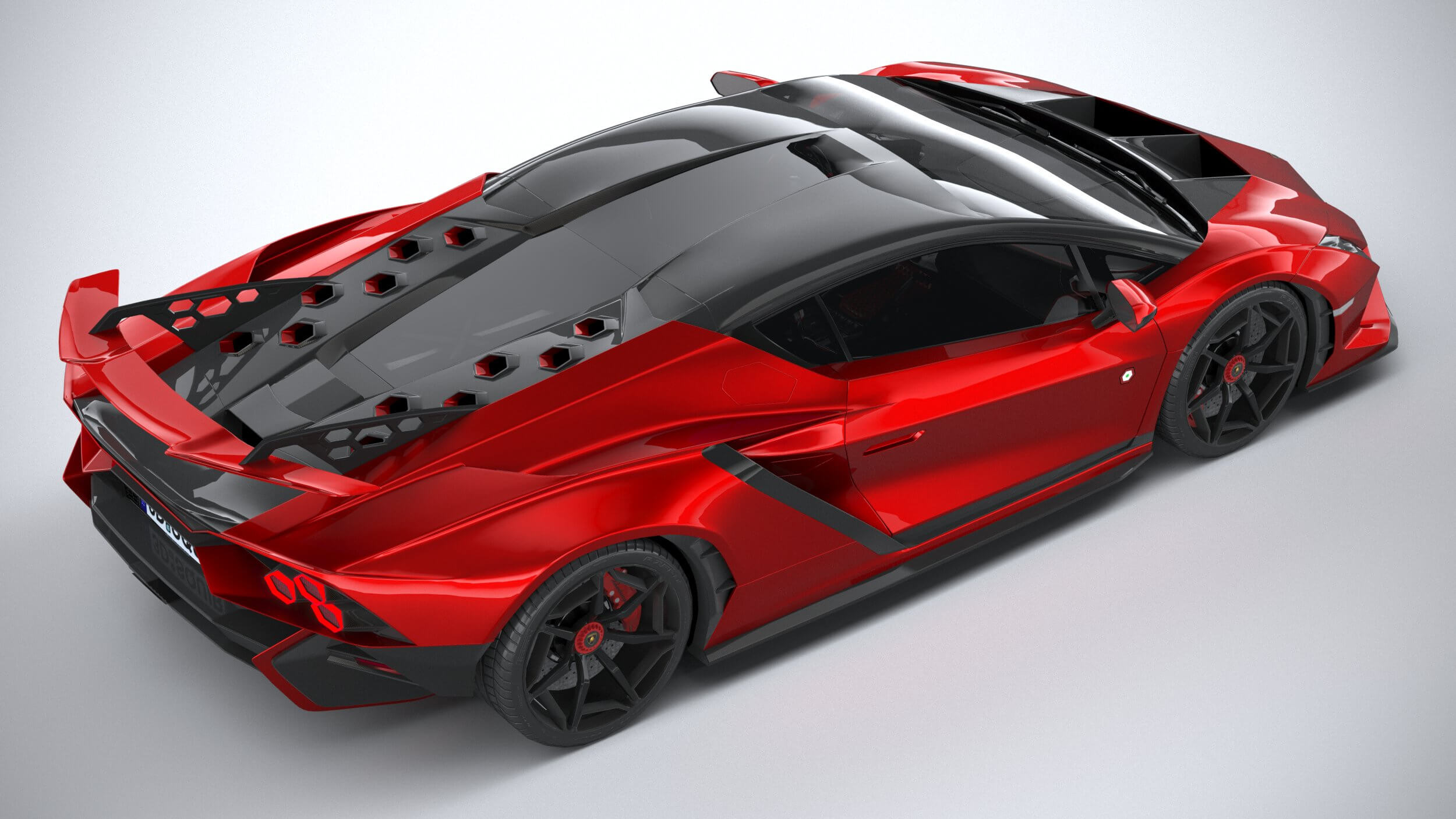 Lamborghini Invencible 2023 Low Poly - 3D Model by SQUIR