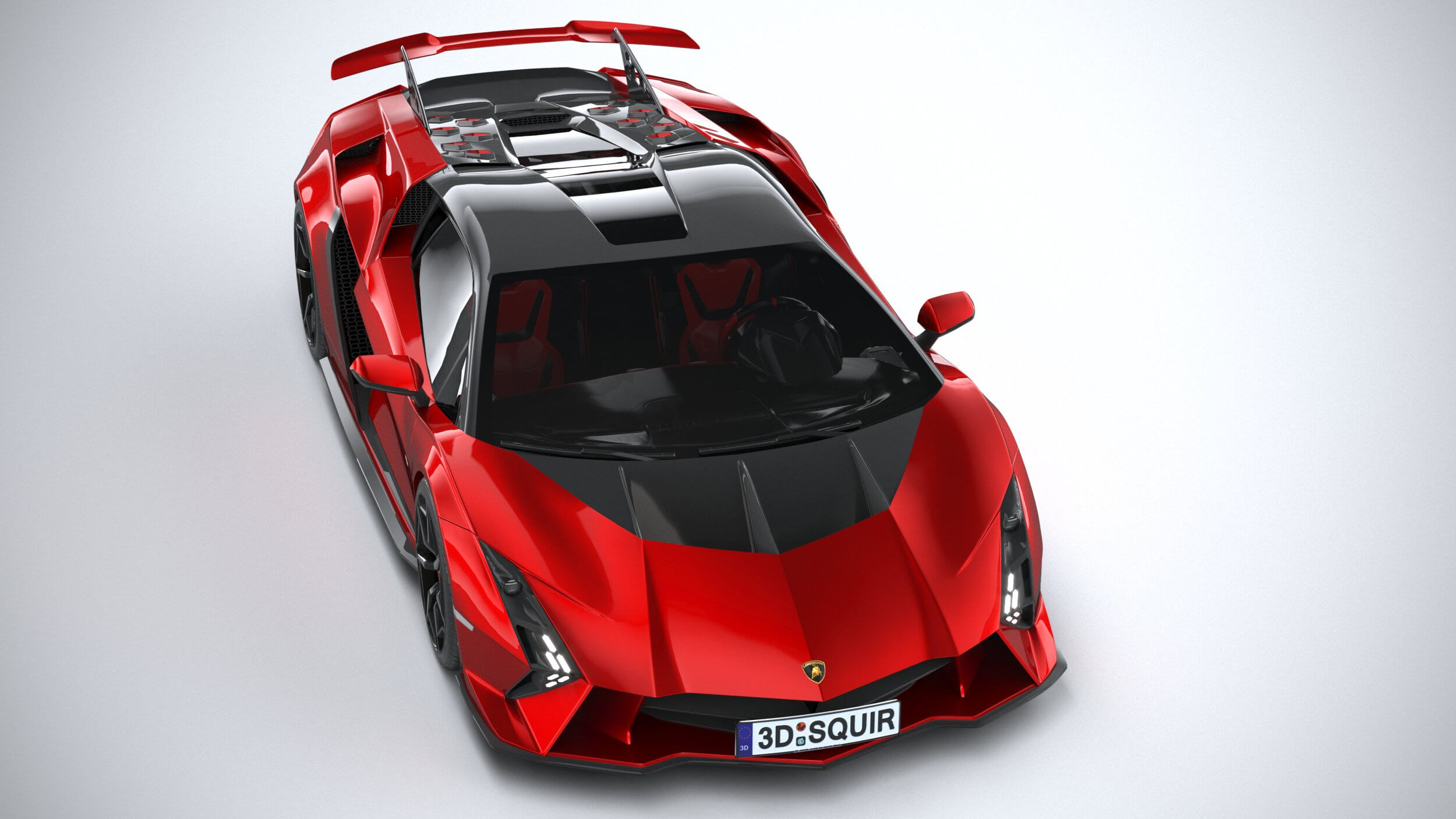 Lamborghini Invencible 2023 Low Poly - 3D Model by SQUIR