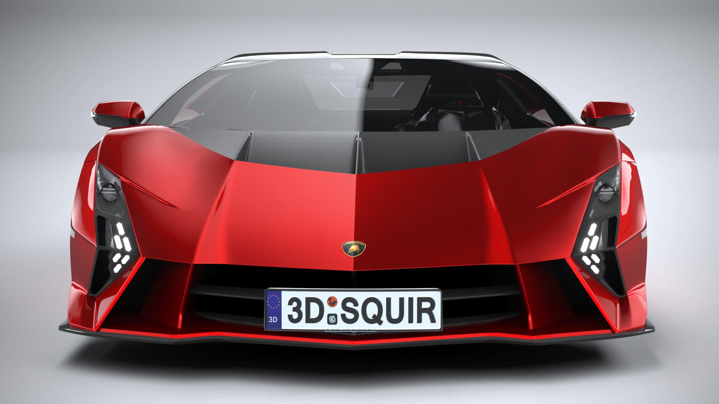 Lamborghini Invencible 2023 Low Poly - 3D Model by SQUIR