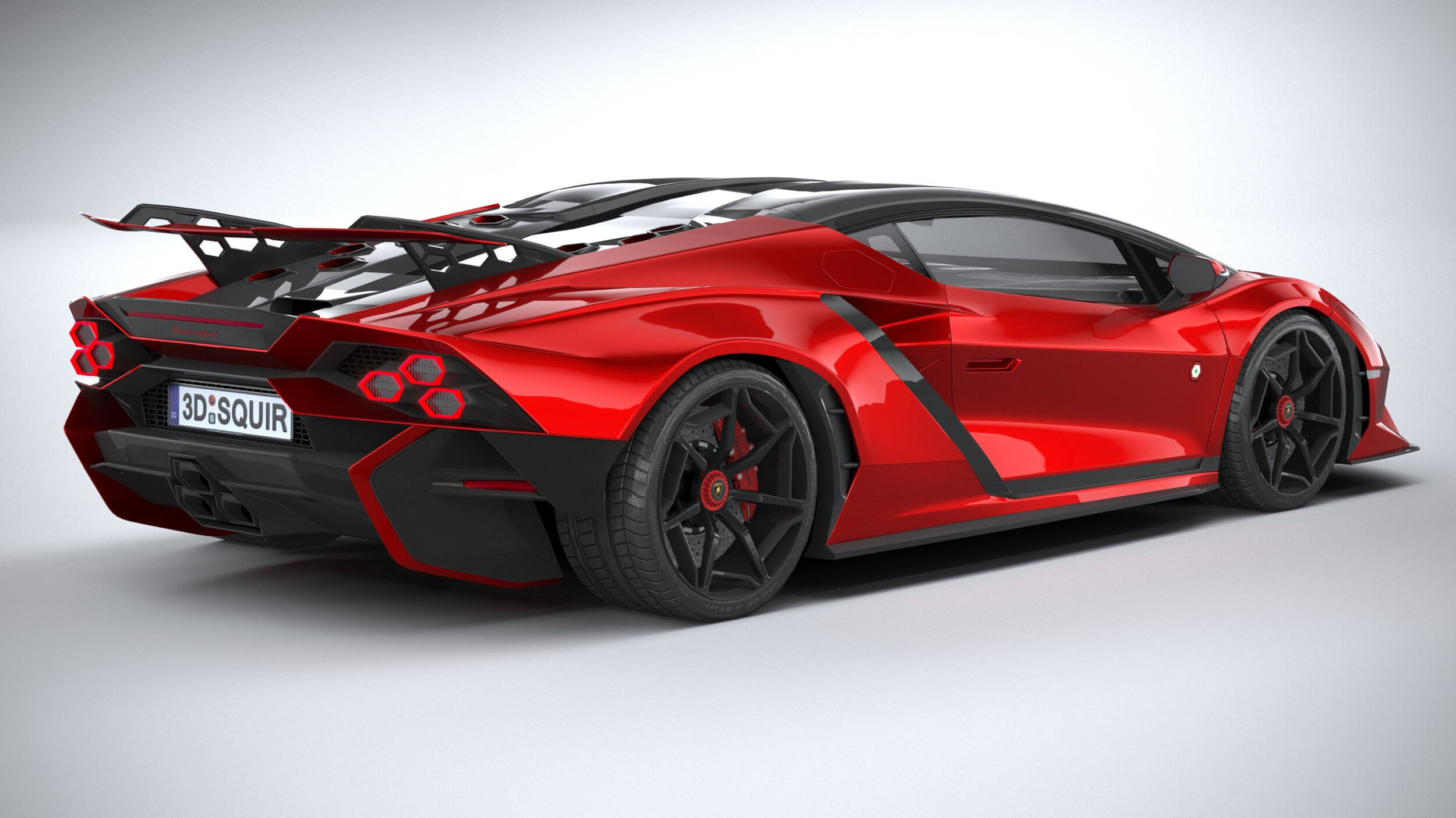 Lamborghini Invencible 2023 Low Poly - 3D Model by SQUIR