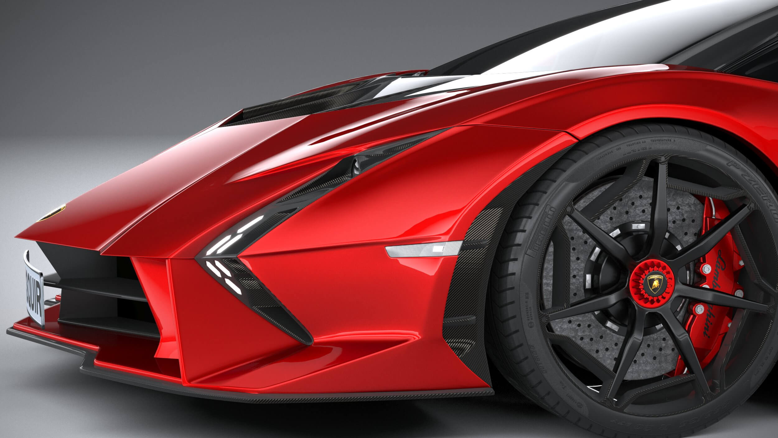 Lamborghini Invencible 2023 - 3D Model by SQUIR