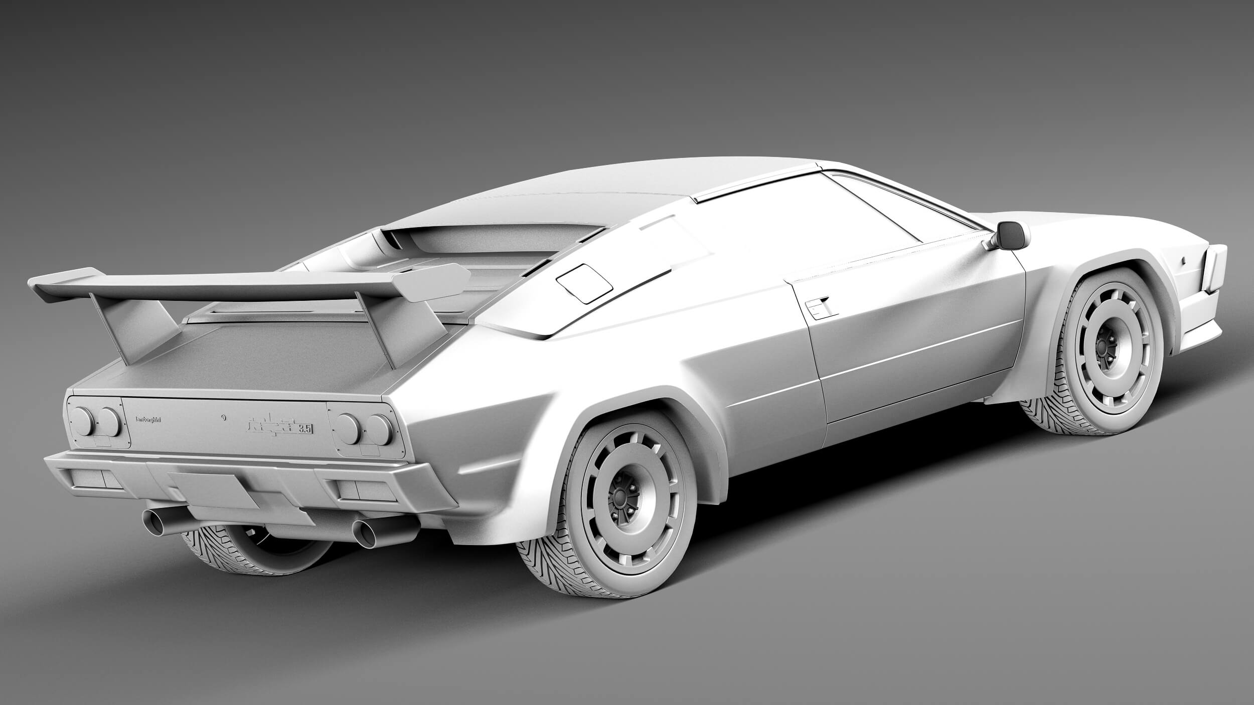 Lamborghini Jalpa 1981-1988 3D Model by SQUIR