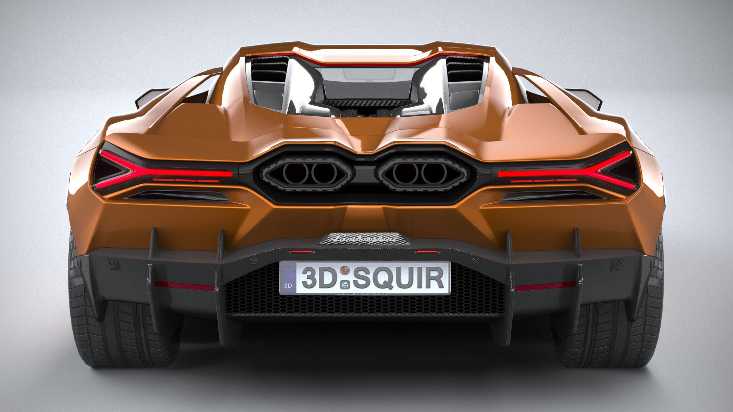 Lamborghini Revuelto 2024 Low Poly - 3D Model by SQUIR