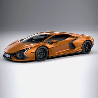 Lamborghini Revuelto 2024 Low Poly - 3D Model by SQUIR