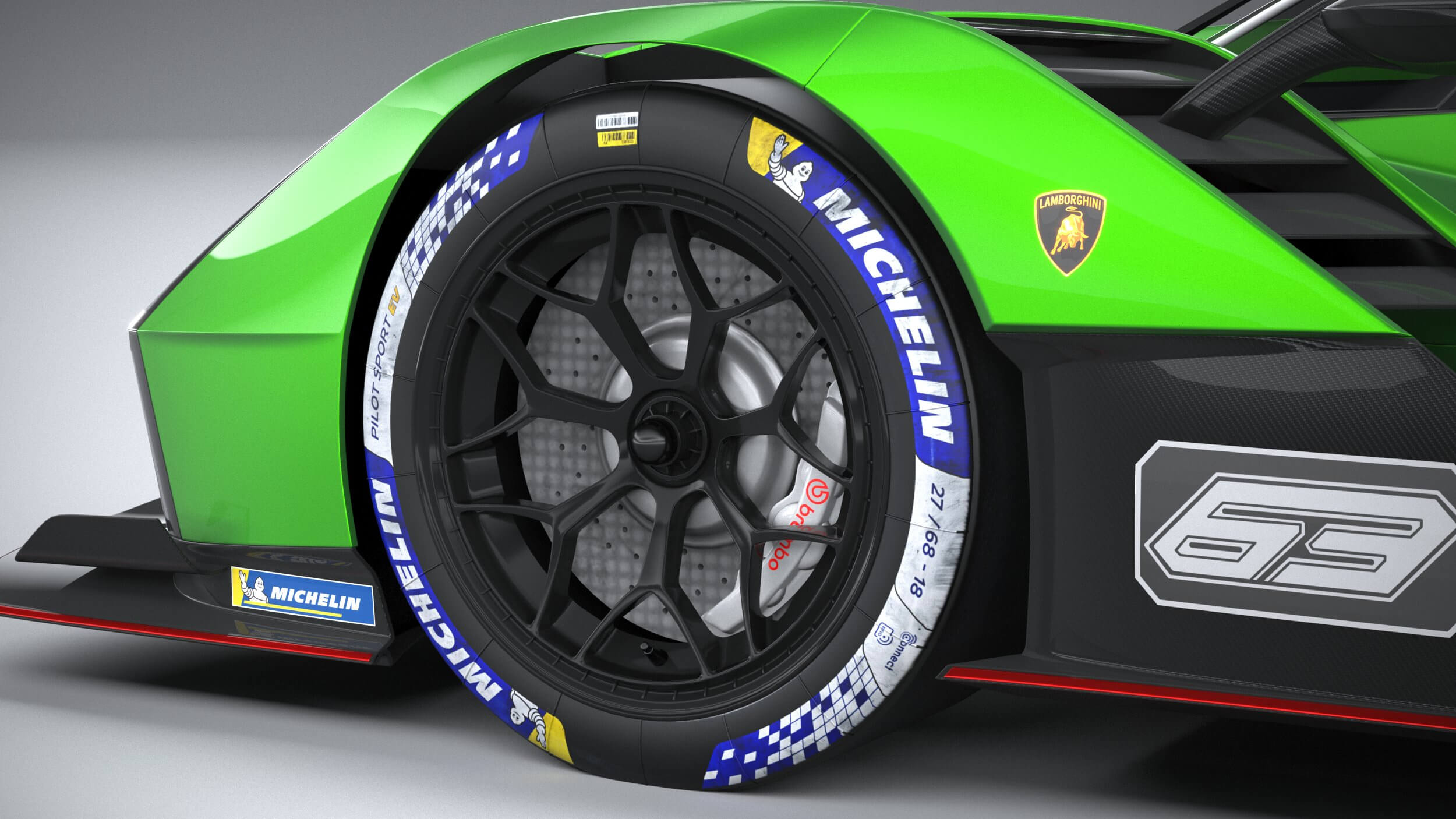 Lamborghini SC63 Racecar 2024 - 3D Model by SQUIR