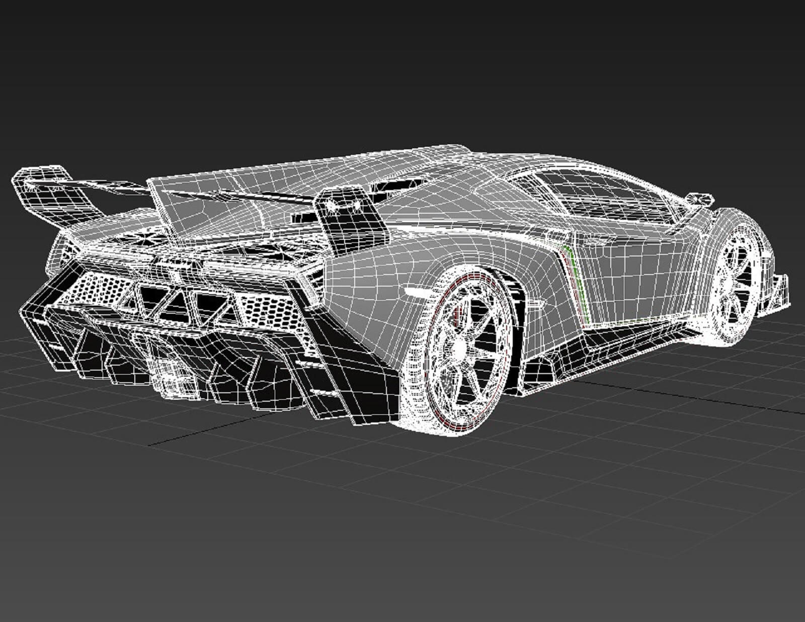 Lamborghini Veneno Blueprint