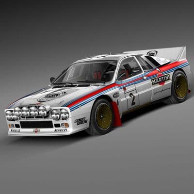 Lancia 037 1982-1983 3D Model by SQUIR