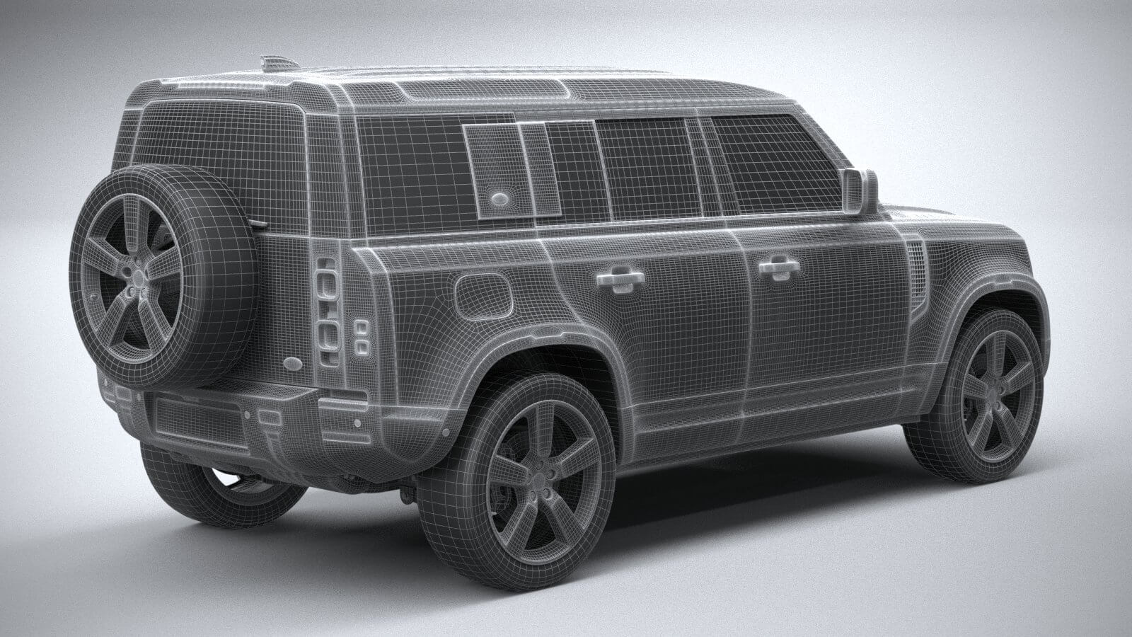 Land Rover Defender 110 2020 - 3D Model by SQUIR