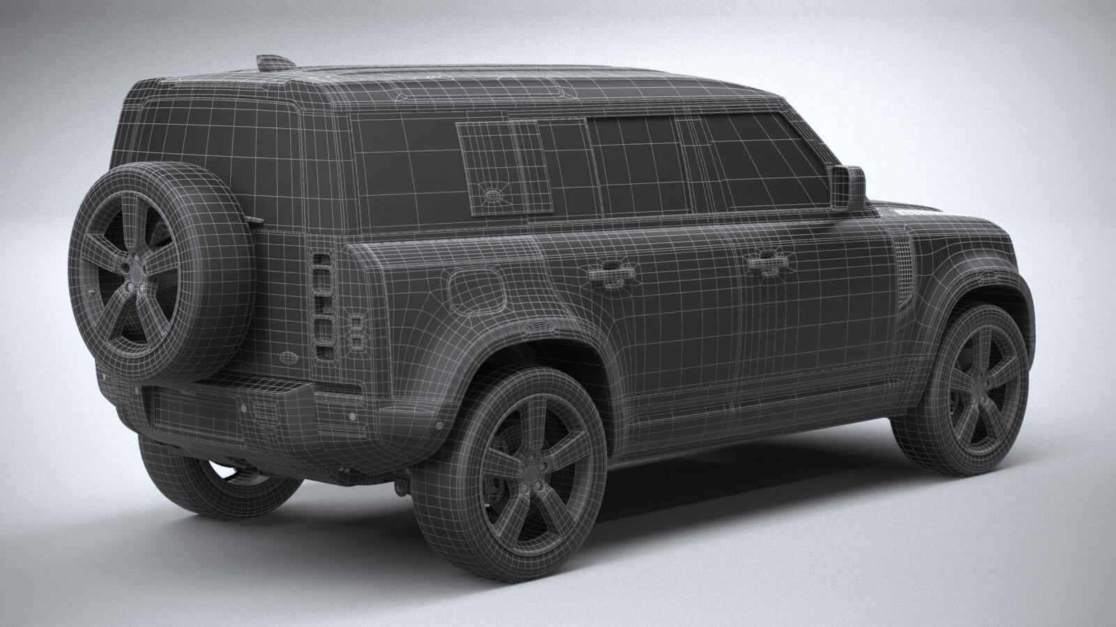 Land Rover Defender 110 2020 - 3D Model by SQUIR
