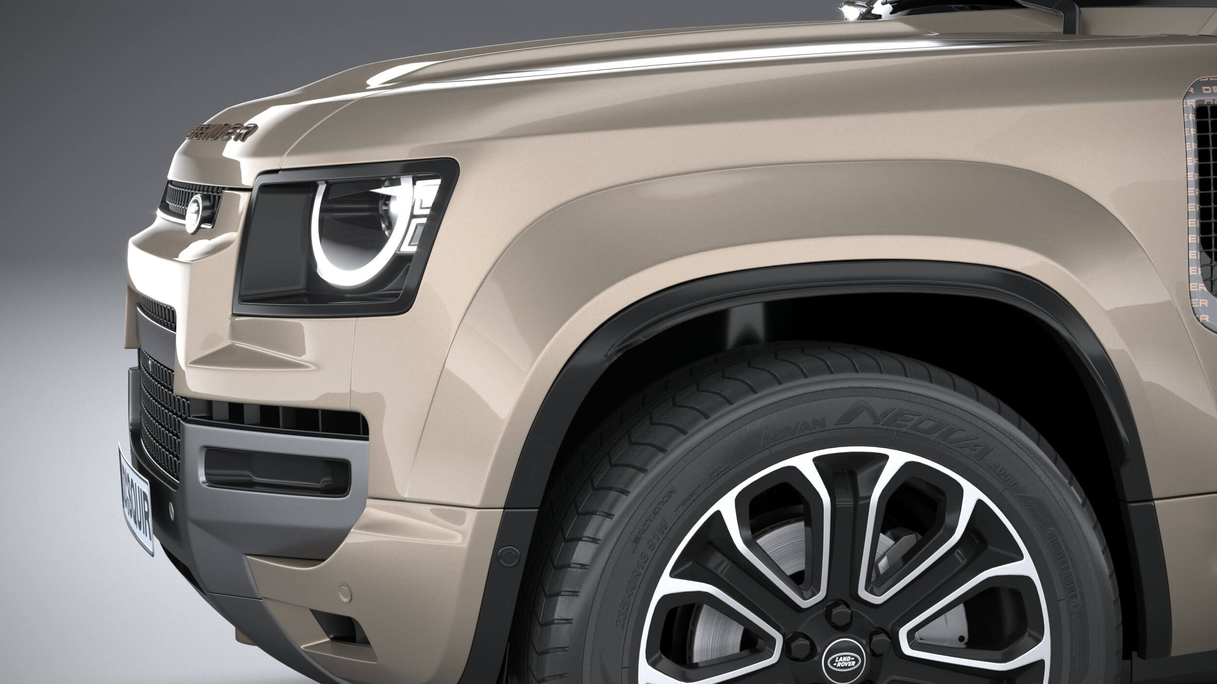 Land Rover Defender Octa 2025 - 3D Model by SQUIR