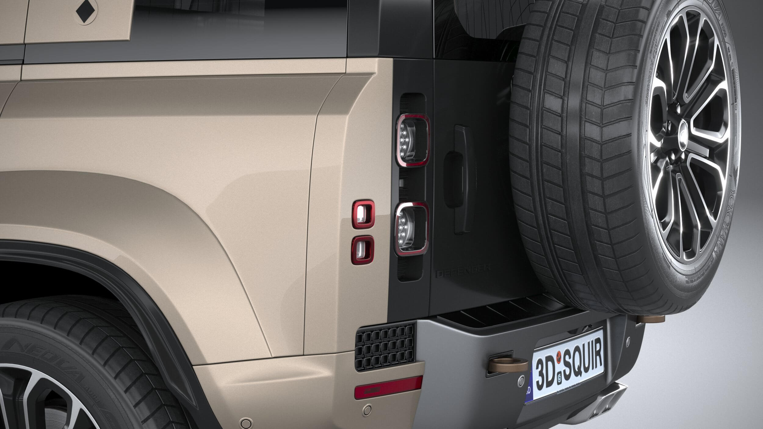Land Rover Defender Octa 2025 - 3D Model by SQUIR