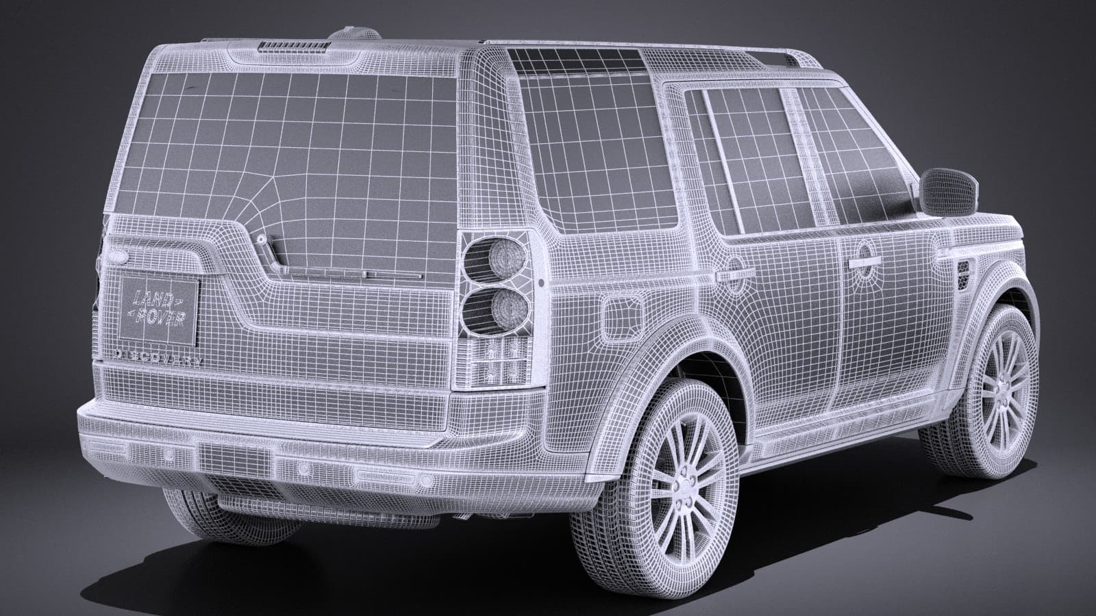 Land Rover Discovery 2014 (V-Ray) 3D Model by SQUIR