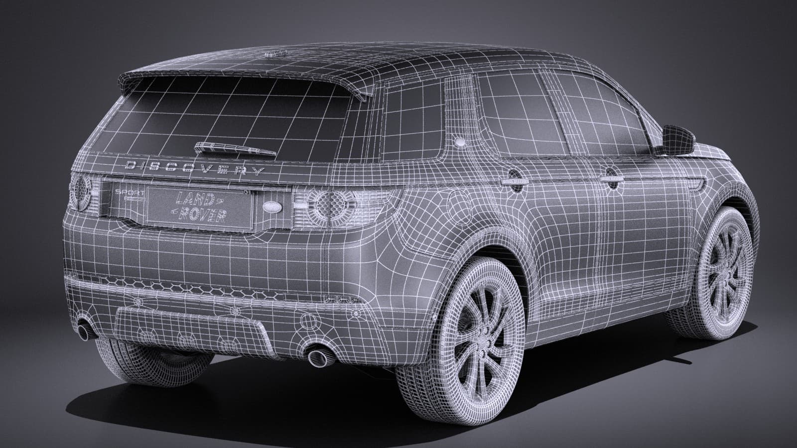 Land Rover Discovery Sport 2016 (V-Ray) 3D Model by SQUIR