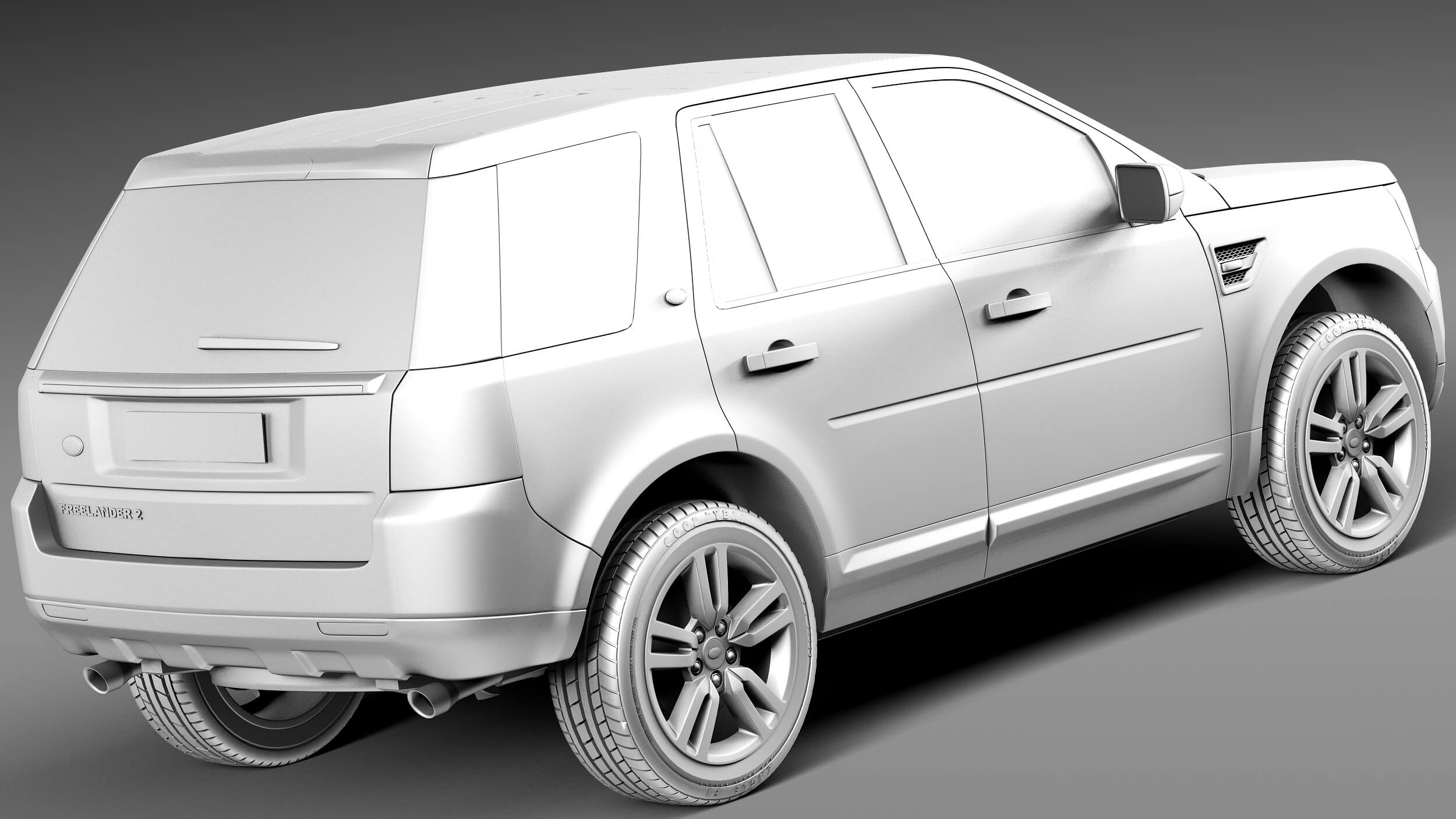 Land Rover Freelander 2013 - 3D Model by SQUIR