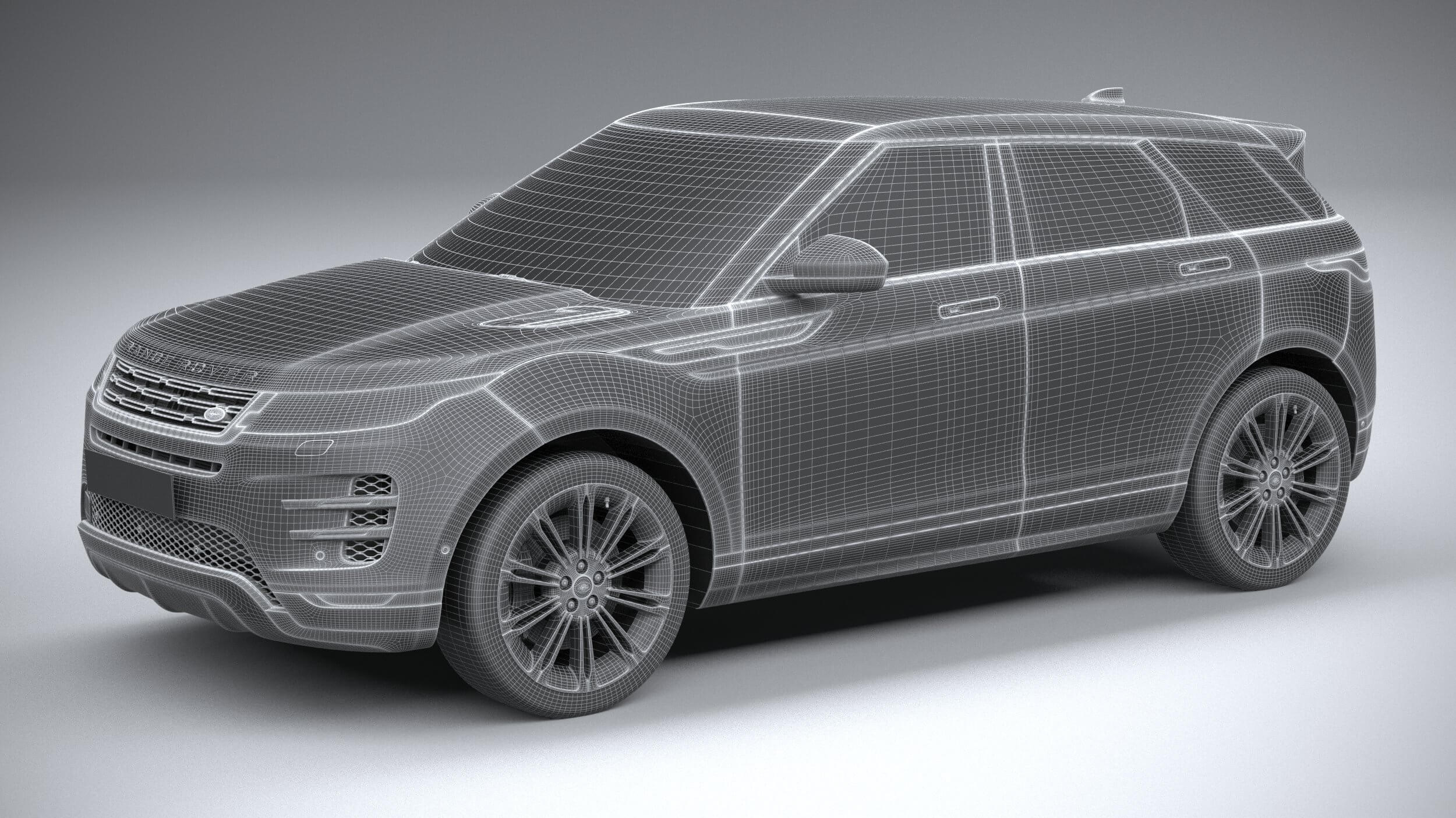 Land Rover Range Rover Evoque 2024 - 3D Model by SQUIR