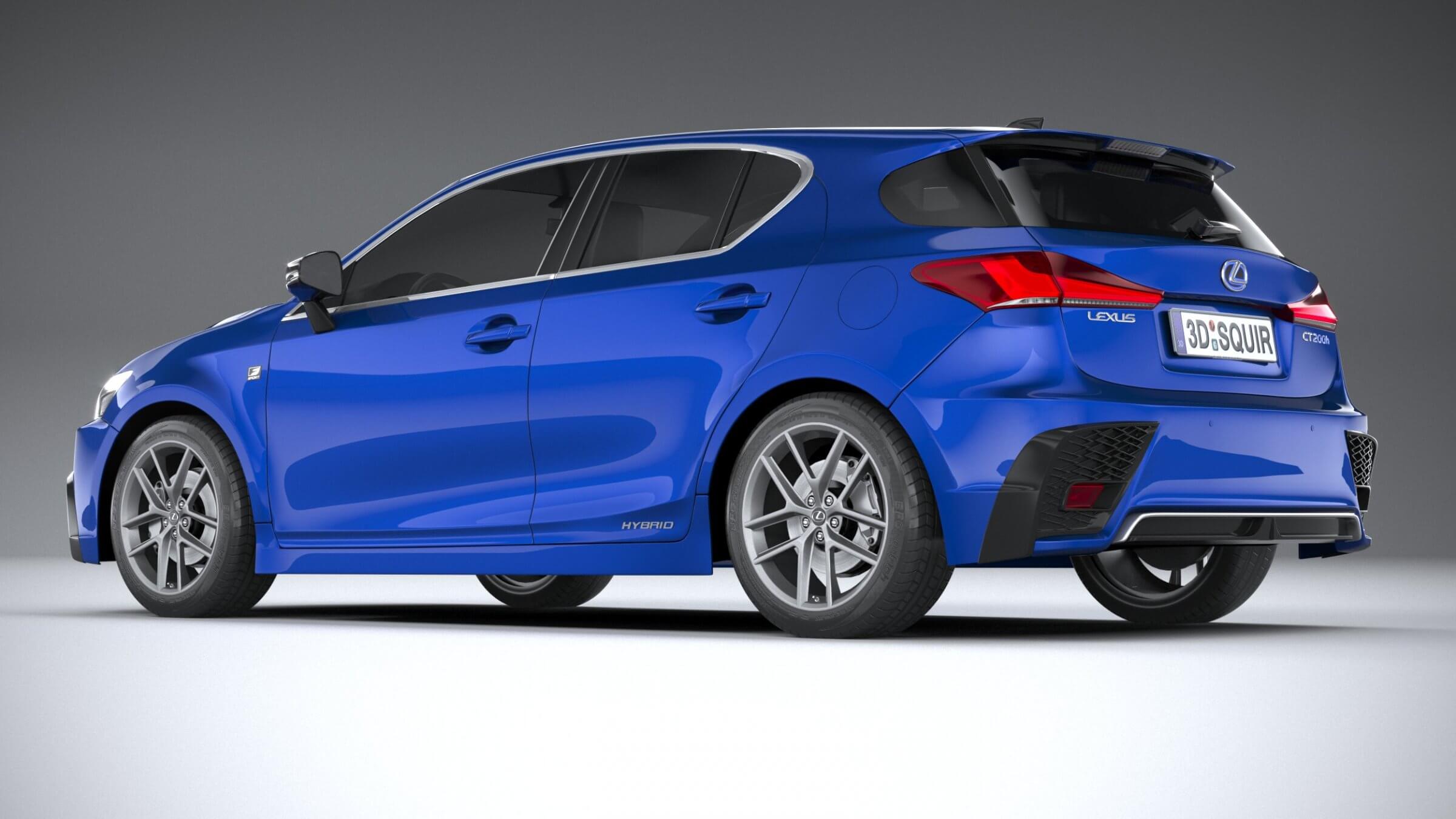 Lexus CT 200h 2020 - 3D Model by SQUIR