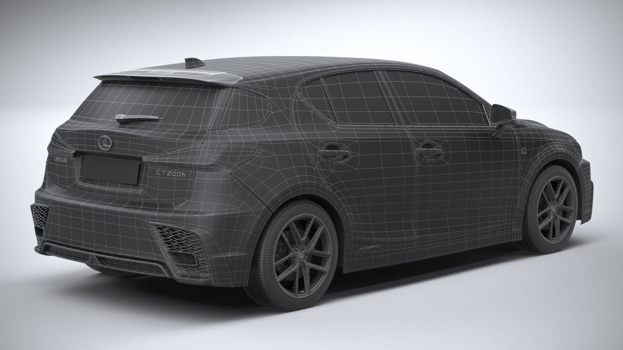 Lexus CT 200h 2020 - 3D Model by SQUIR