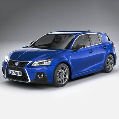 Lexus CT 200h 2020 - 3D Model by SQUIR